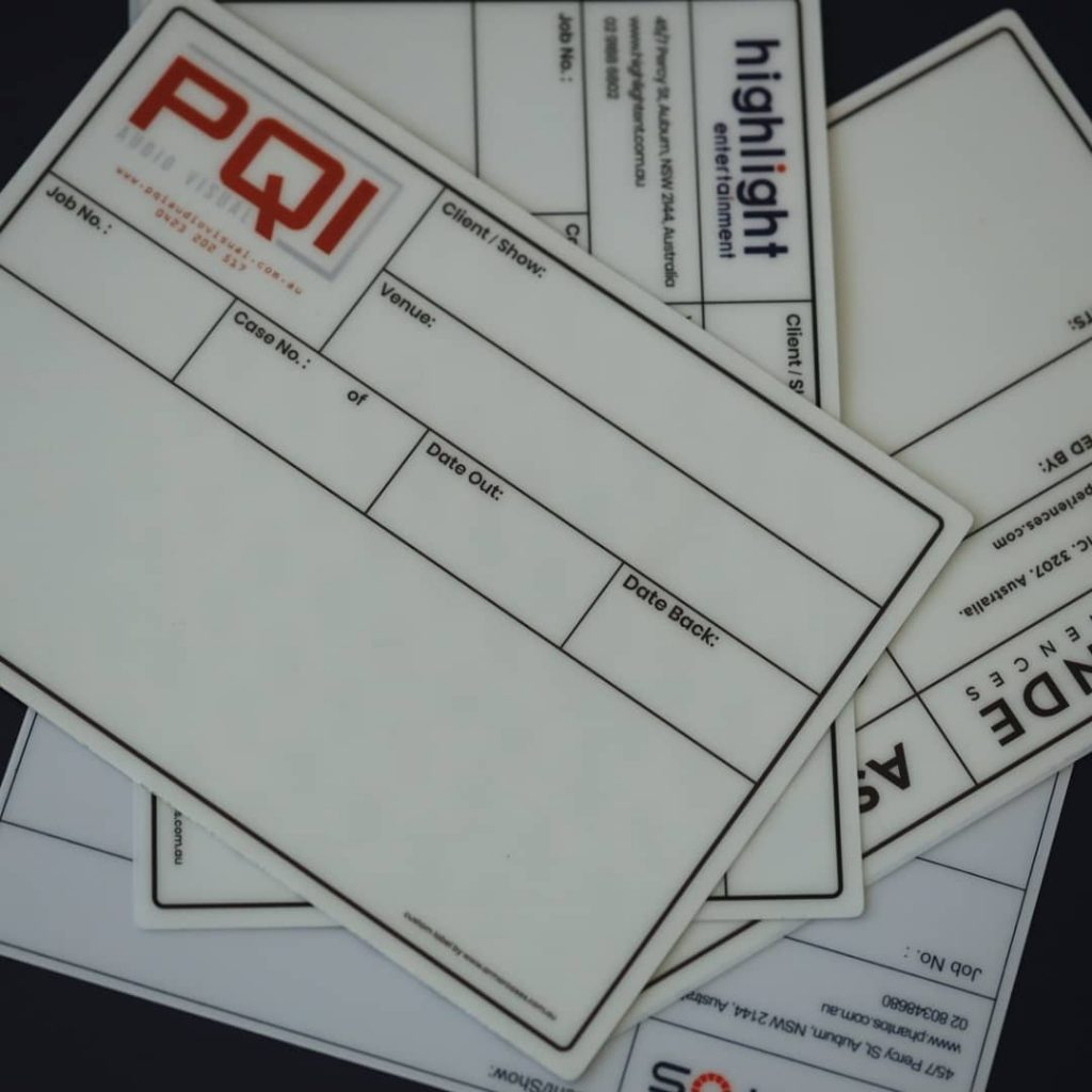 Customised Road Case Self-Adhesive Touring Labels – Armor Road Cases