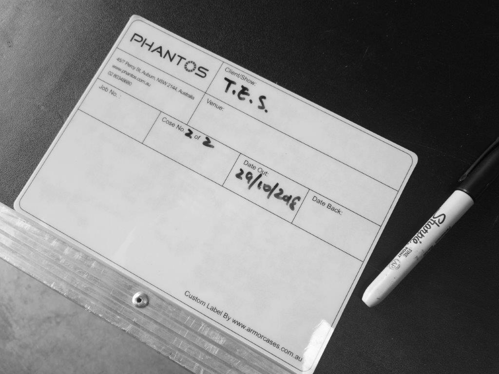 Customised Road Case Self-Adhesive Touring Labels – Armor Road Cases