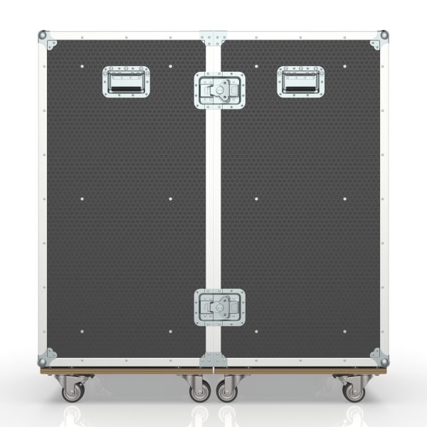 Clam Shell Style Road Case with 8 Storage Spaces