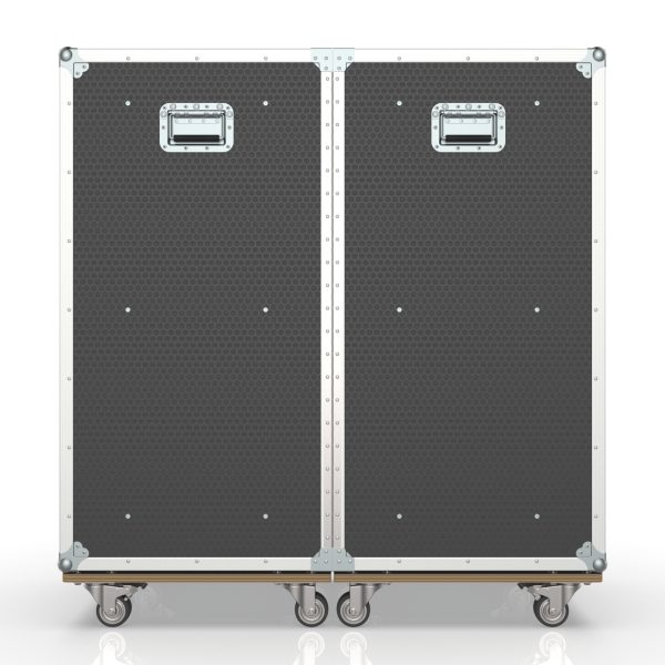 Clam Shell Style Road Case with 8 Storage Spaces