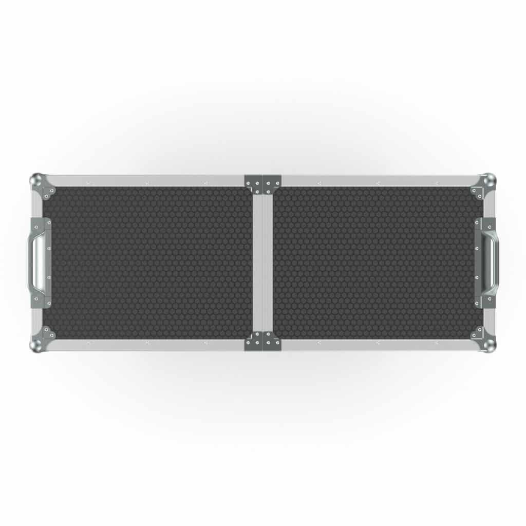 Clam Shell Style Road Case with 8 Storage Spaces