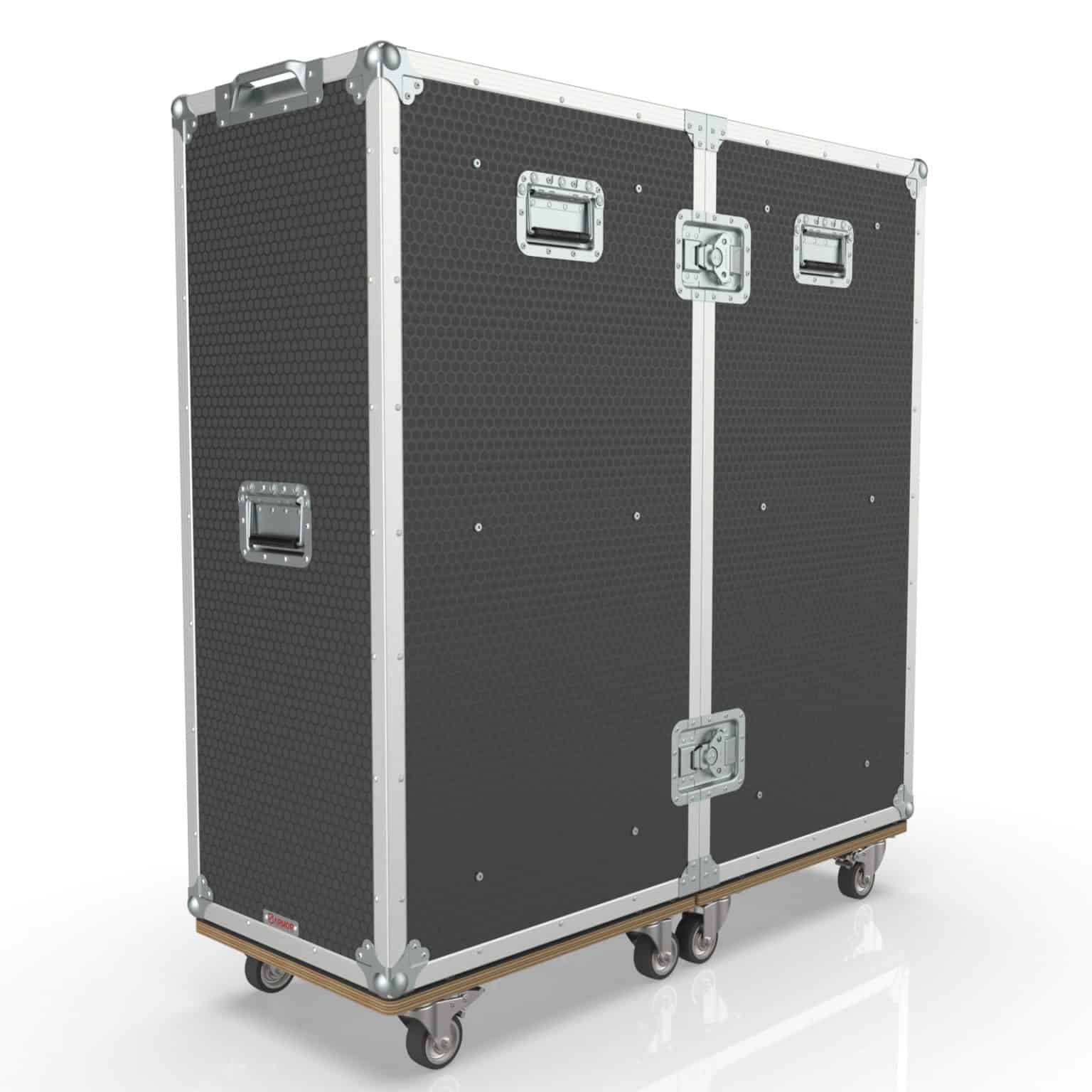 Clam Shell Style Road Case with 8 Storage Spaces