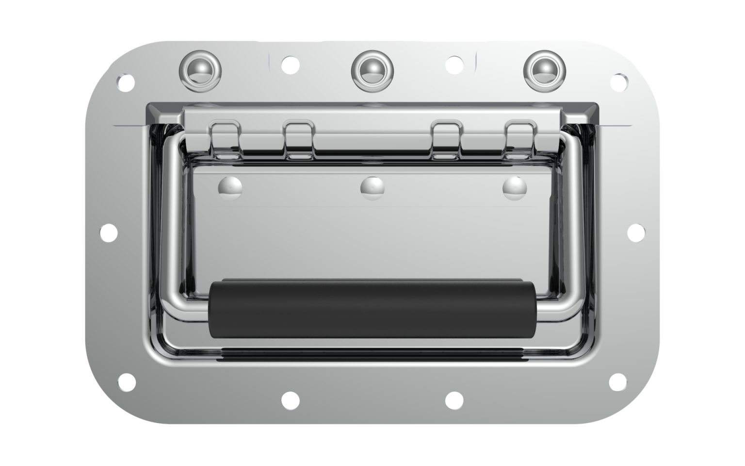 ARMOR H1101C Road Case Hardware Medium Recessed Flip Handle Chrome ...