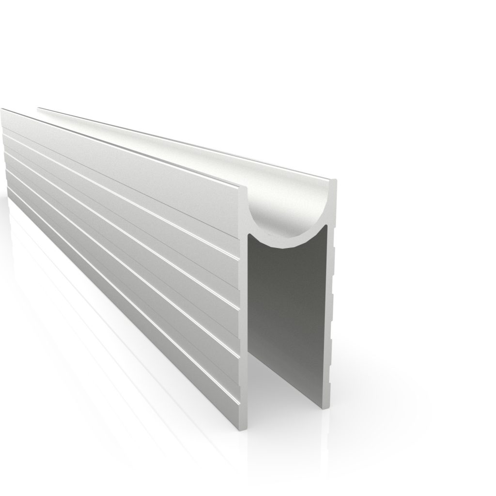EH7 Aluminum Tongue and Groove Hybrid Edge Extrusion for 7mm Panel ...