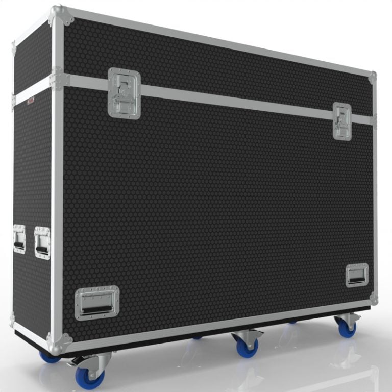 Transport Case with Motorized Lift for Viewsonic IFP6550 65" Display ...