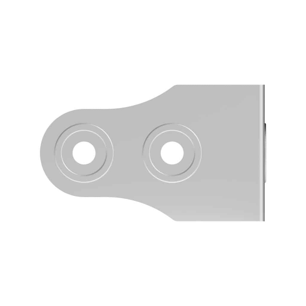 Armor B4601 4 Hole Corner Brace with Rivet Protectors