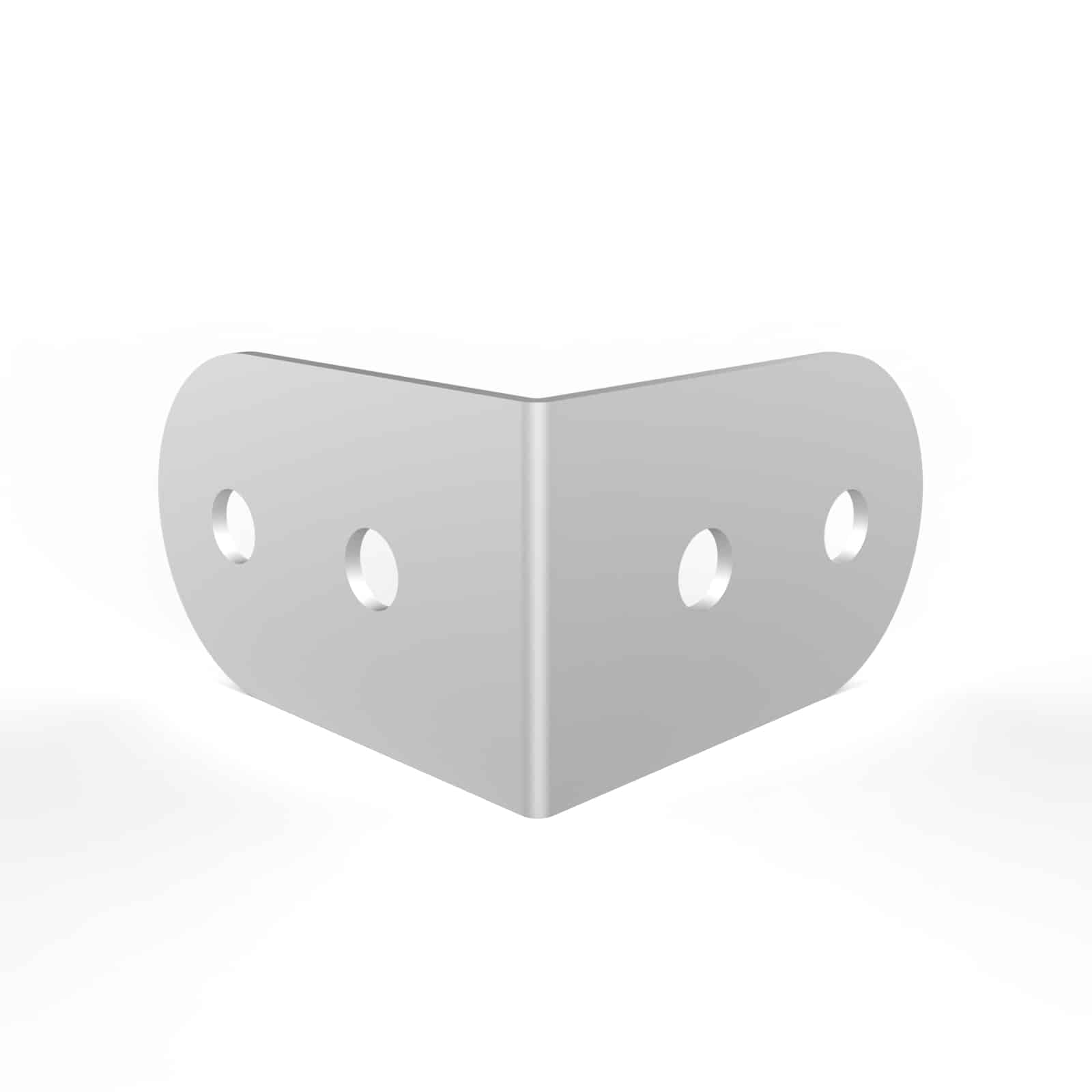ARMOR B4601 4 HOLE CORNER BRACE WITH RIVET PROTECTORS MADE WITH 1.2MM ...