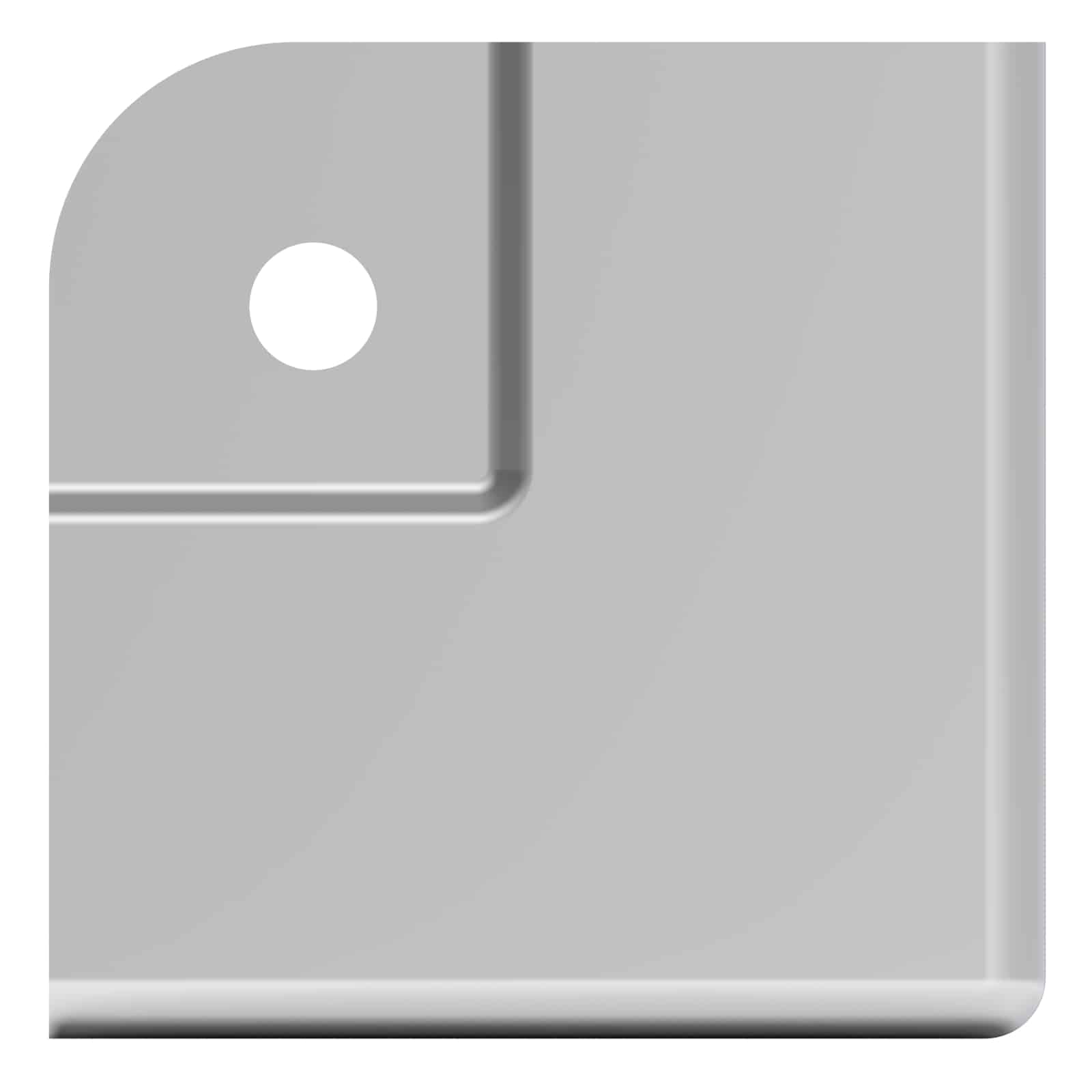 ARMOR B4601 4 HOLE CORNER BRACE WITH RIVET PROTECTORS MADE WITH 1.2MM ...