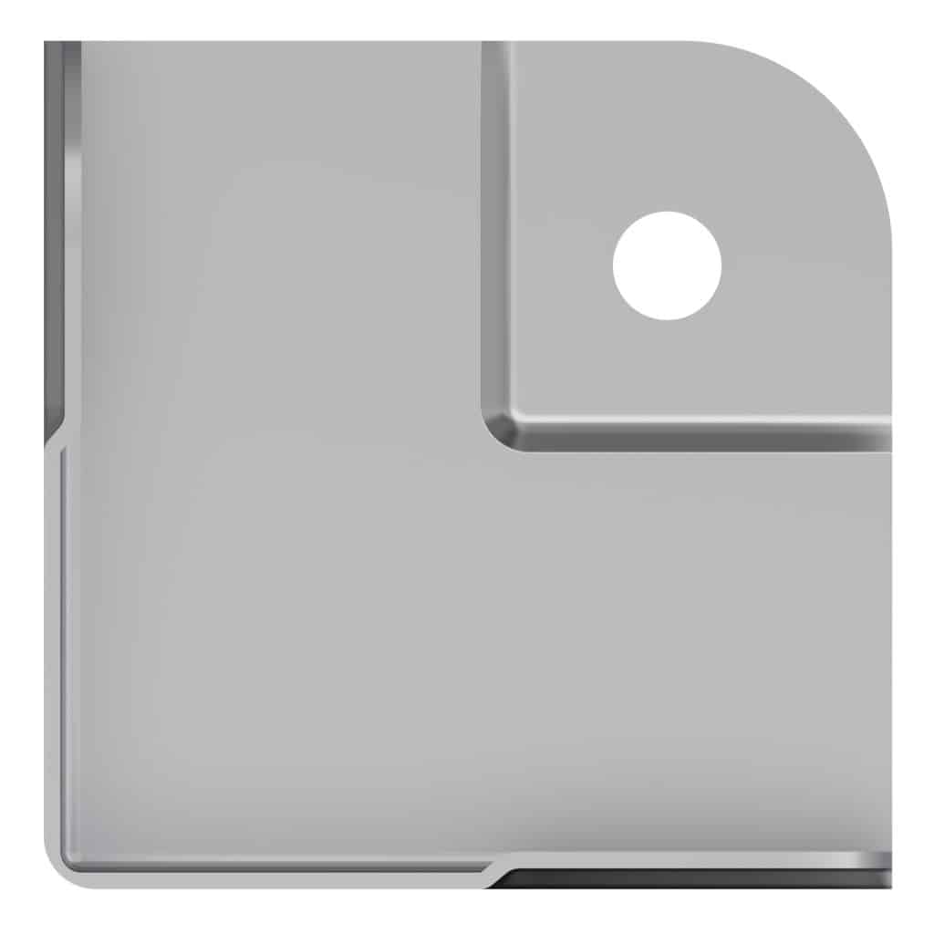 ARMOR C2221 SMALL FLAT STEEL CORNER – Armor Road Cases