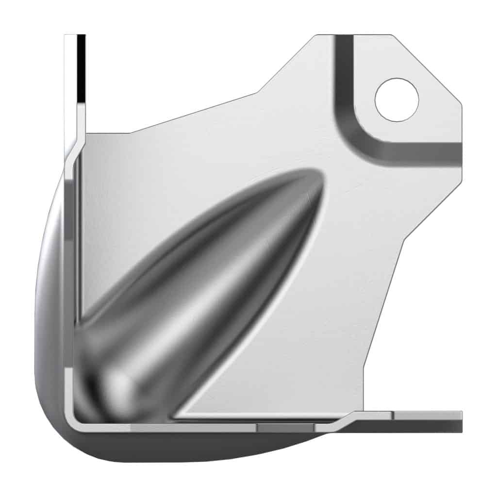 Medium Ball Corner ARMOR C3330 With Flush Bottom Edge