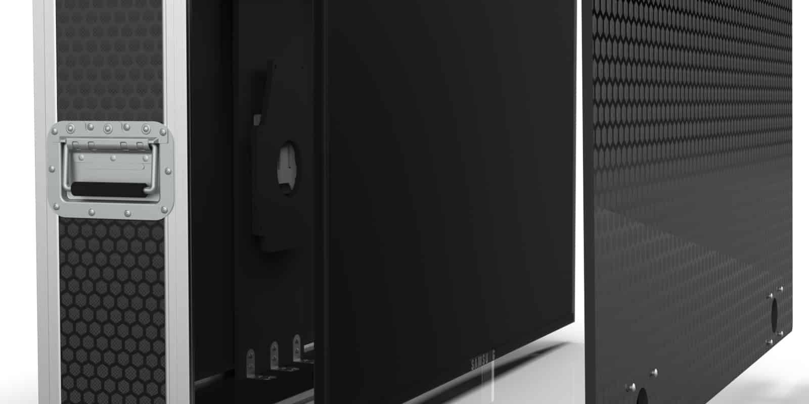 40-Inch Filming Broadcasting Monitor Case Live-In Style – Armor Road Cases