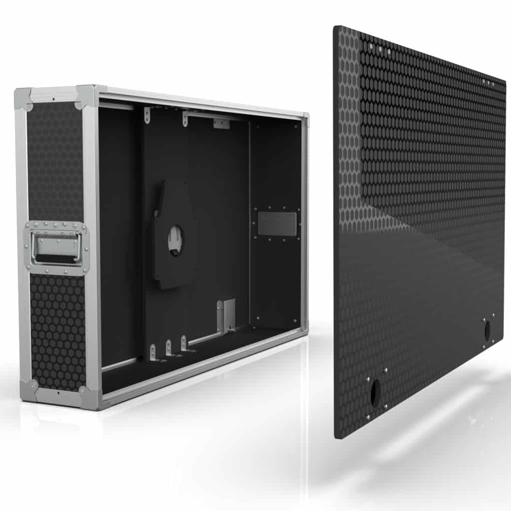 40-Inch Filming Broadcasting Monitor Case Live-In Style – Armor Road Cases