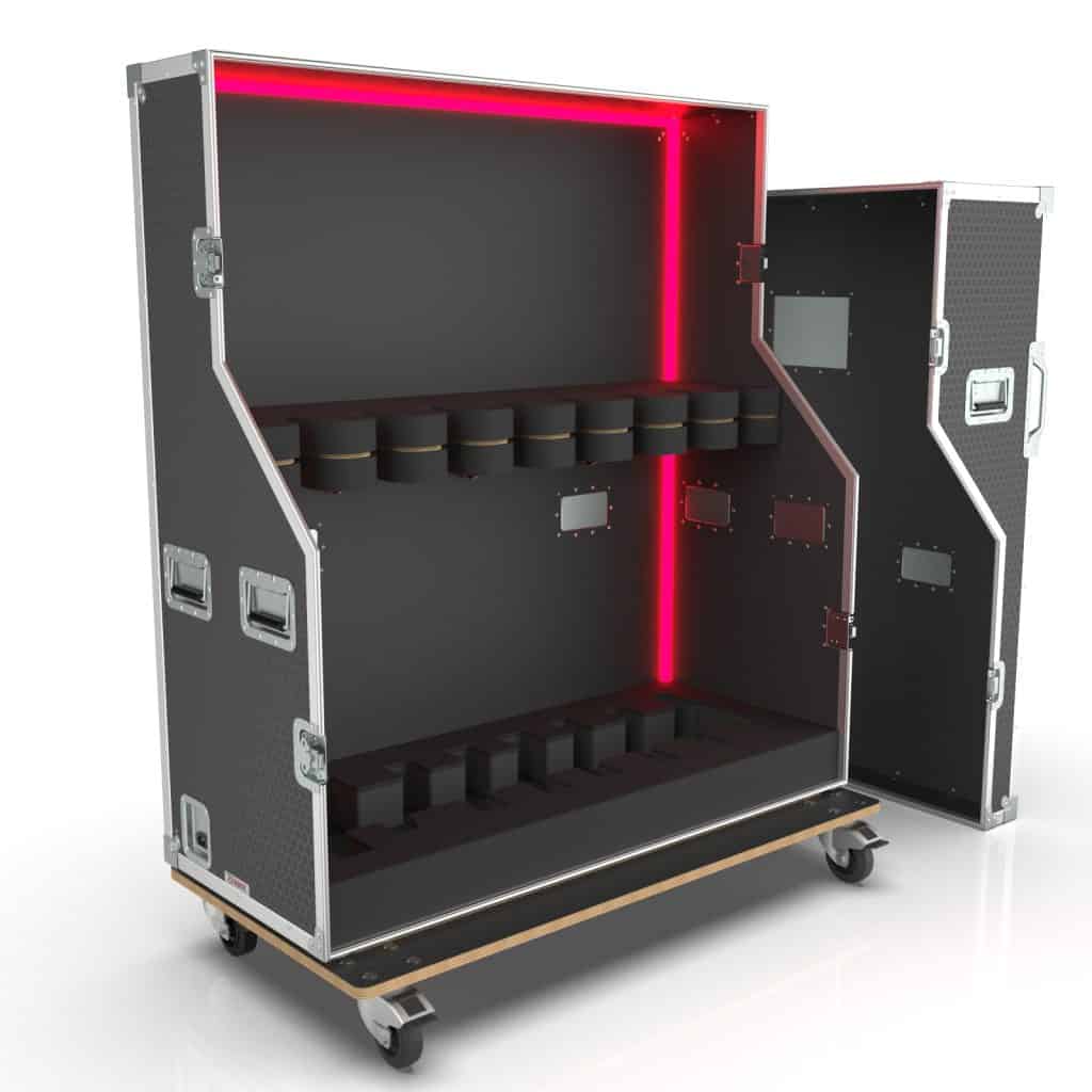 ARMOR GT8 Guitar Road Case for 8 Guitars – Armor Road Cases