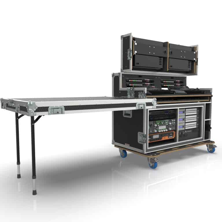 FLYPACK II VIDEO PRODUCTION WORKSTATION, SUPPORTS 4 MONITORS – Armor ...