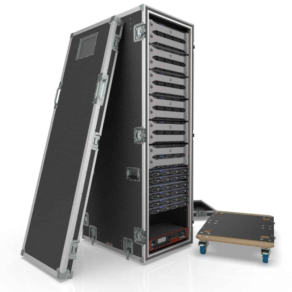 RF40 Shock Mounted Suspended Rack Case - Armor Road Cases