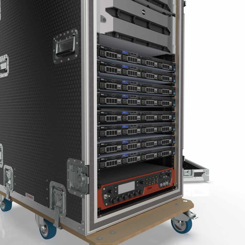 RF40 Shock Mounted Suspended Rack Case - Armor Road Cases