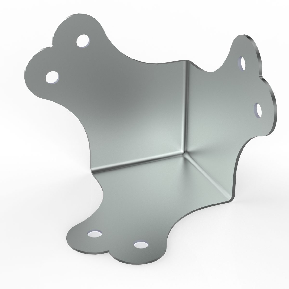 ARMOR C3201 3-LEGGED 6 HOLE LARGE FLAT CORNER – Armor Road Cases