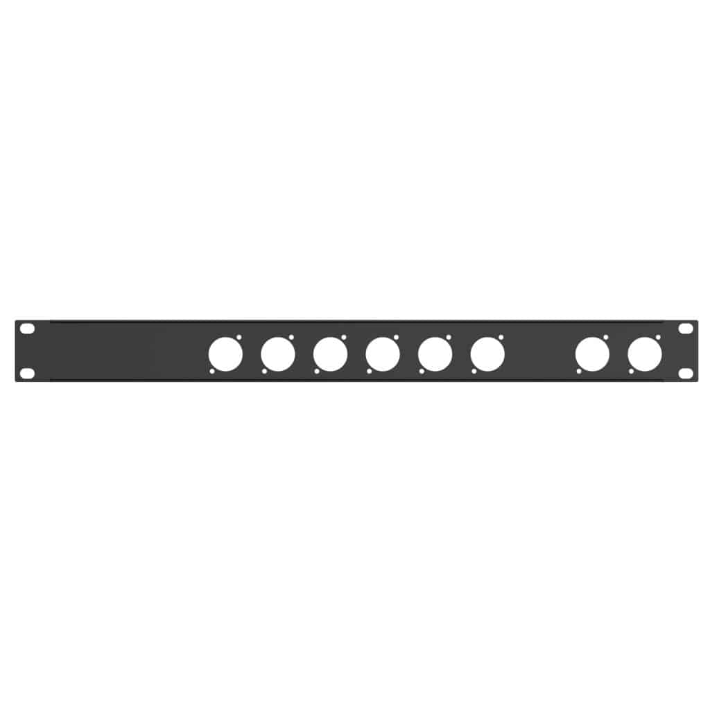 ARMOR RAK-1U-RP-D4 1RU Patch Panel With 8 Holes Punched For Type D ...