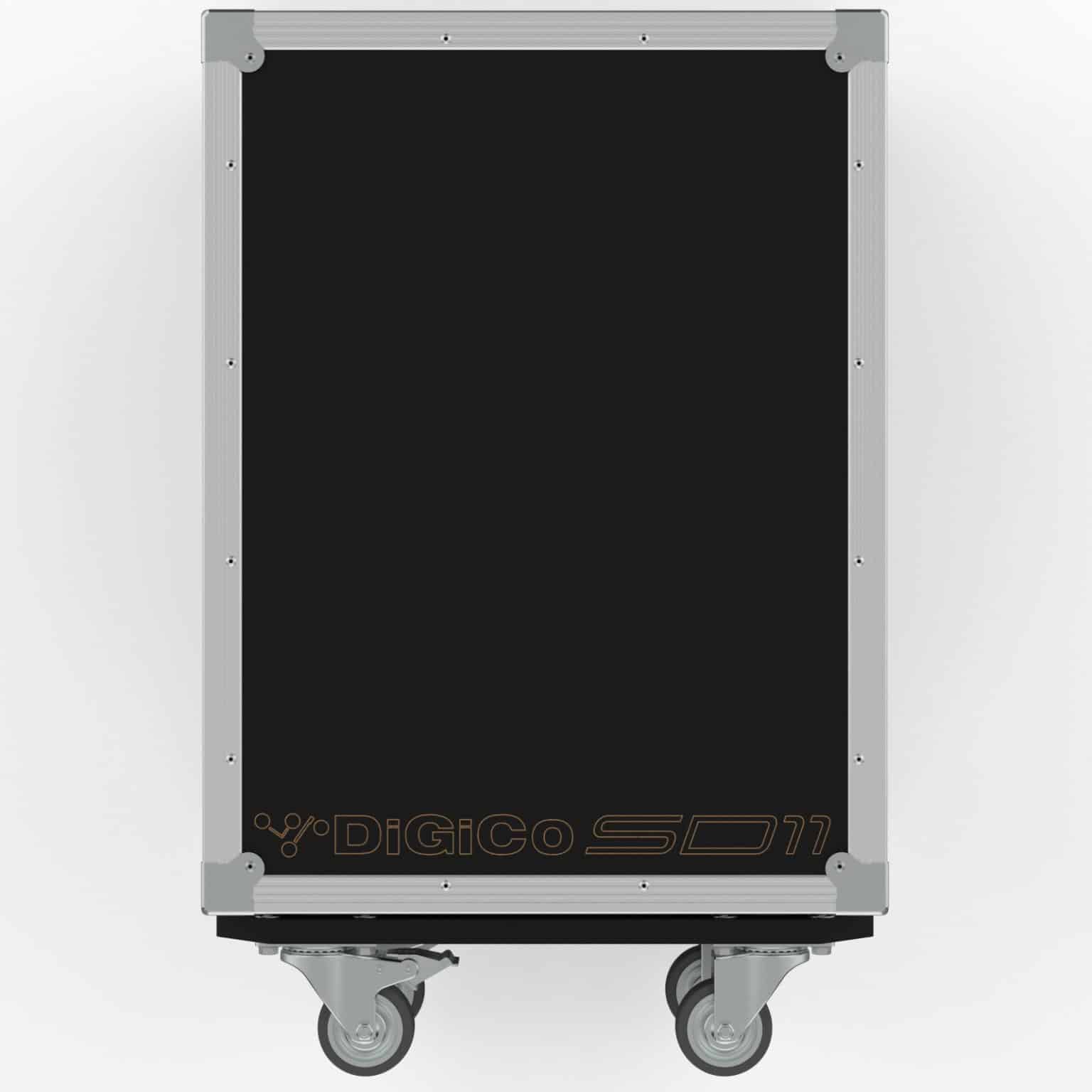 FLIGHT CASE WITH REMOVABLE CASTER BOARD FOR DIGICO SD11 – Armor Road Cases