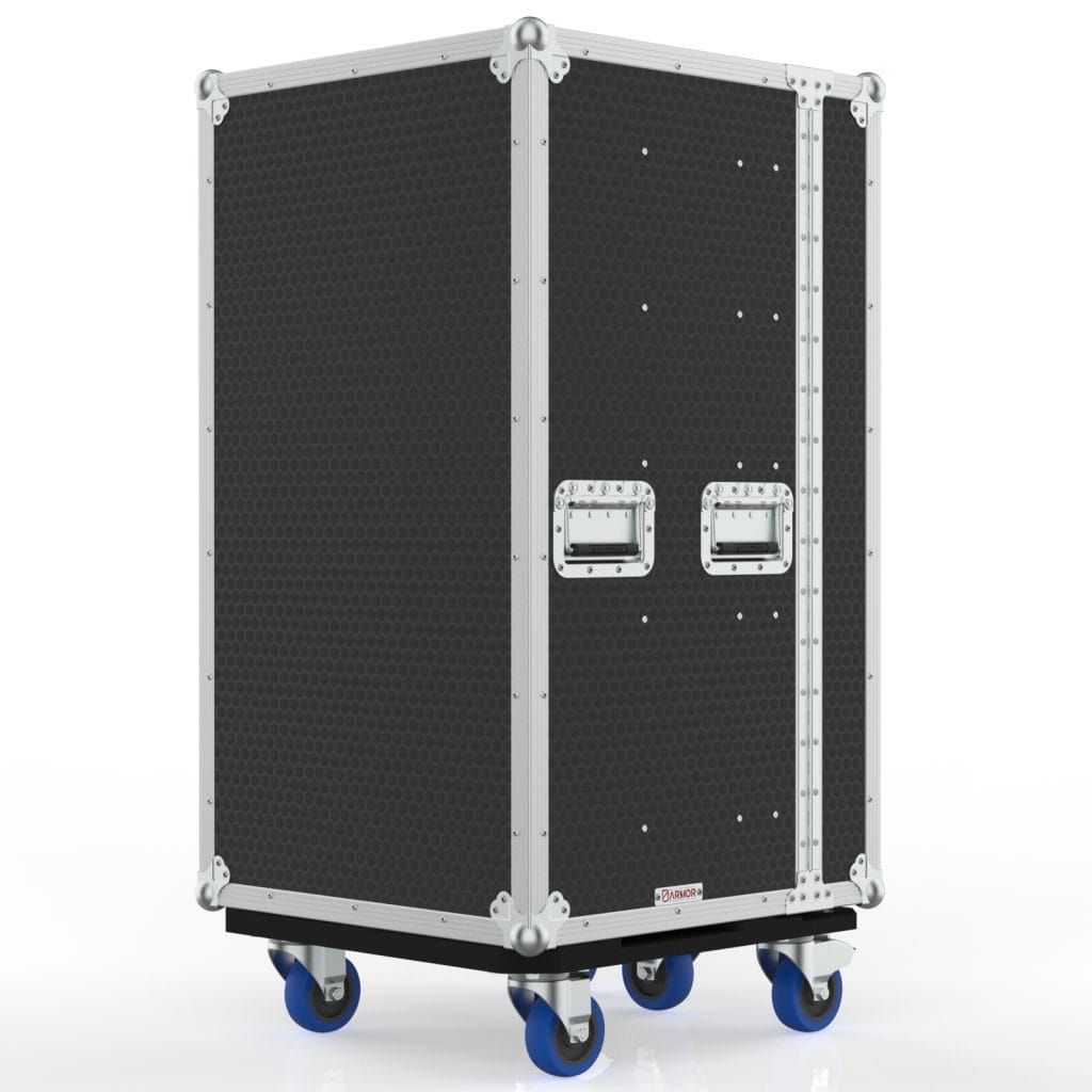 ROAD CASE WITH 5 DRAWERS AND 5 DOOR POCKETS, RECESSED DRAWER HANDLES ...