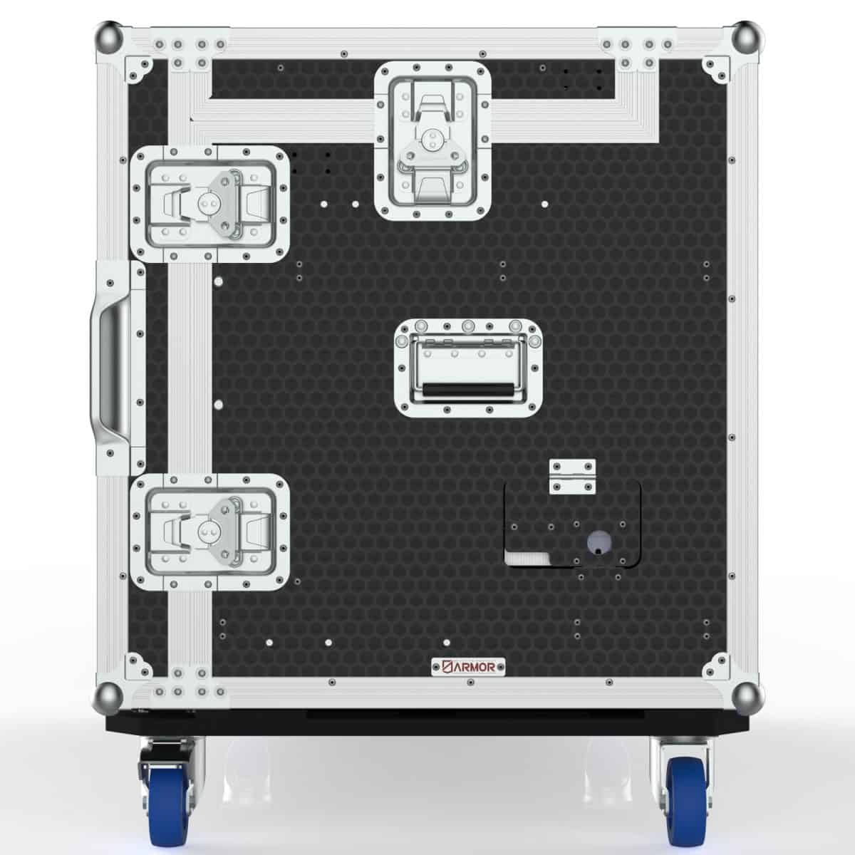 WS-GI FLYPACK VIDEO PRODUCTION WORKSTATION ROAD CASE, 600MM RACK DEPTH ...