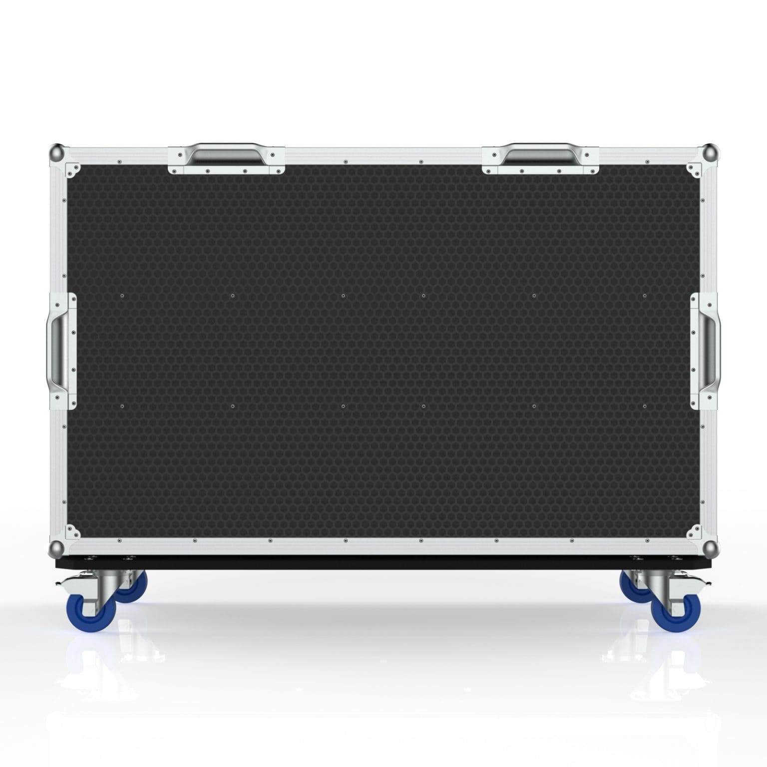 WORKSTATION CASE WITH GAS STRUT SUPPORTED LID, VESA MOUNTS FOR 2 OF 24 ...