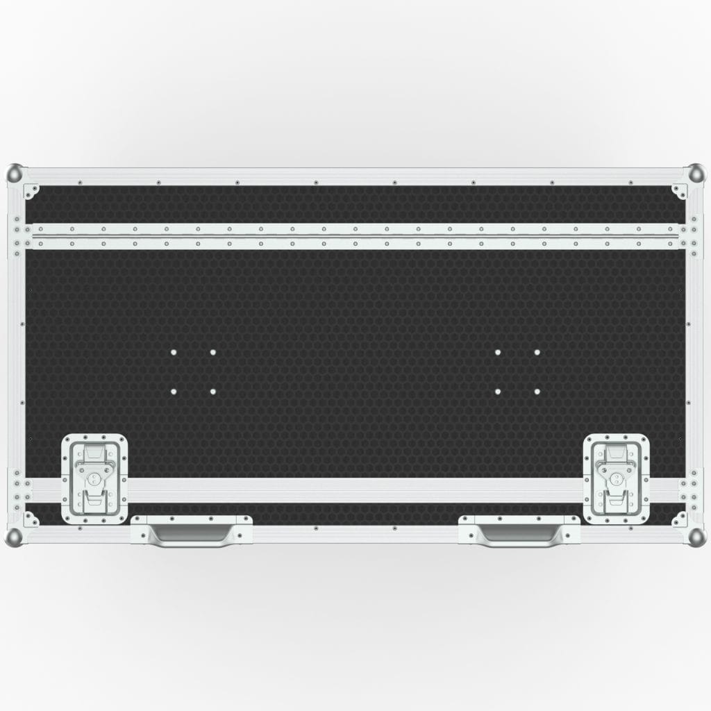 WORKSTATION CASE WITH GAS STRUT SUPPORTED LID, VESA MOUNTS FOR 2 OF 24 ...