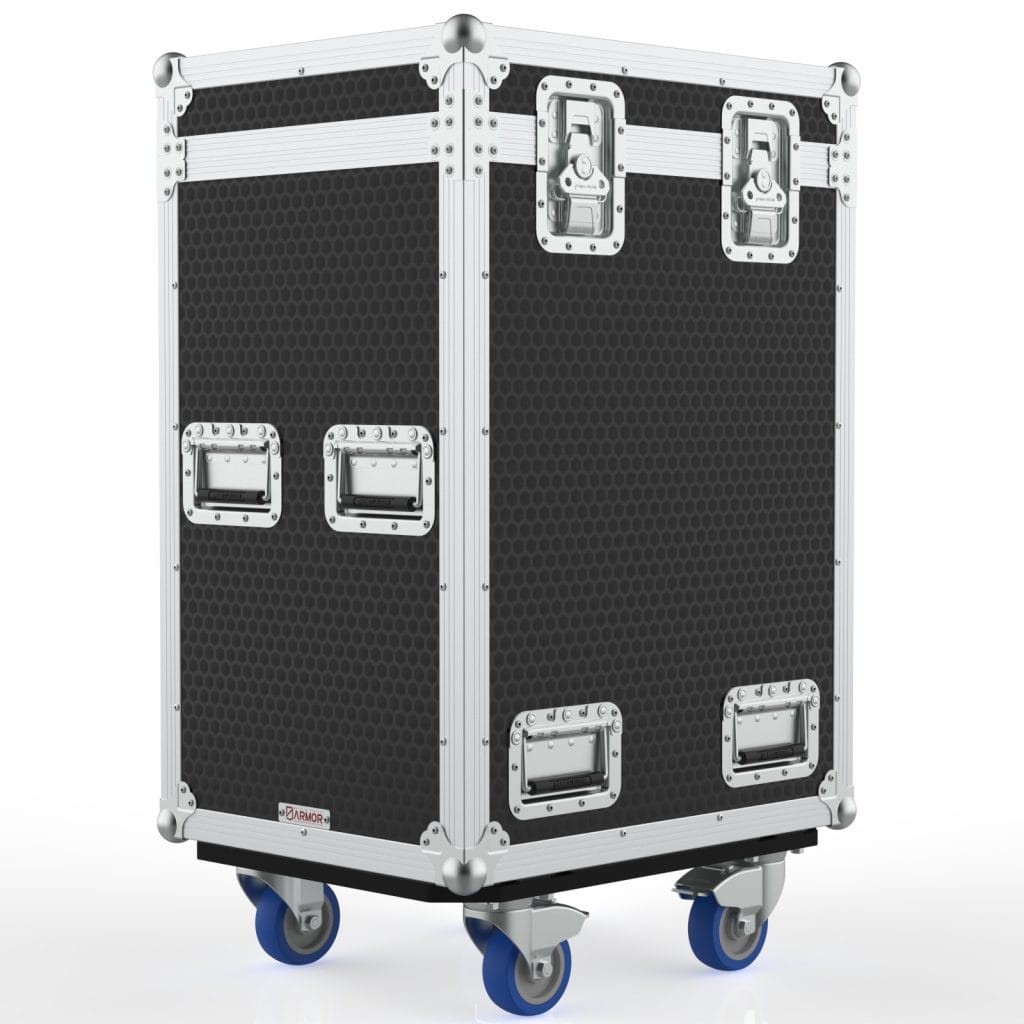 ROAD CASE FOR 2 AYRTON DIABLO MOVING HEAD LIGHT WITH NO FOAM INSERTS ...