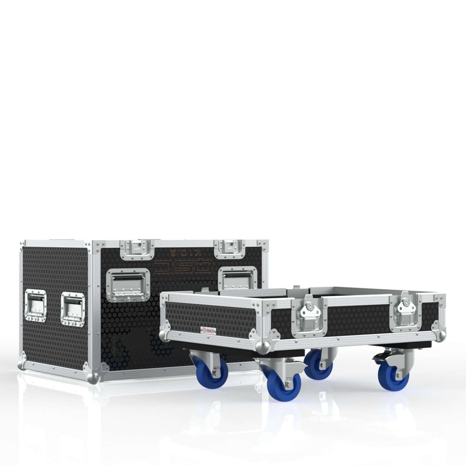 ROAD CASE FOR TWO OF QSC K10.2 SPEAKERS – Armor Road Cases