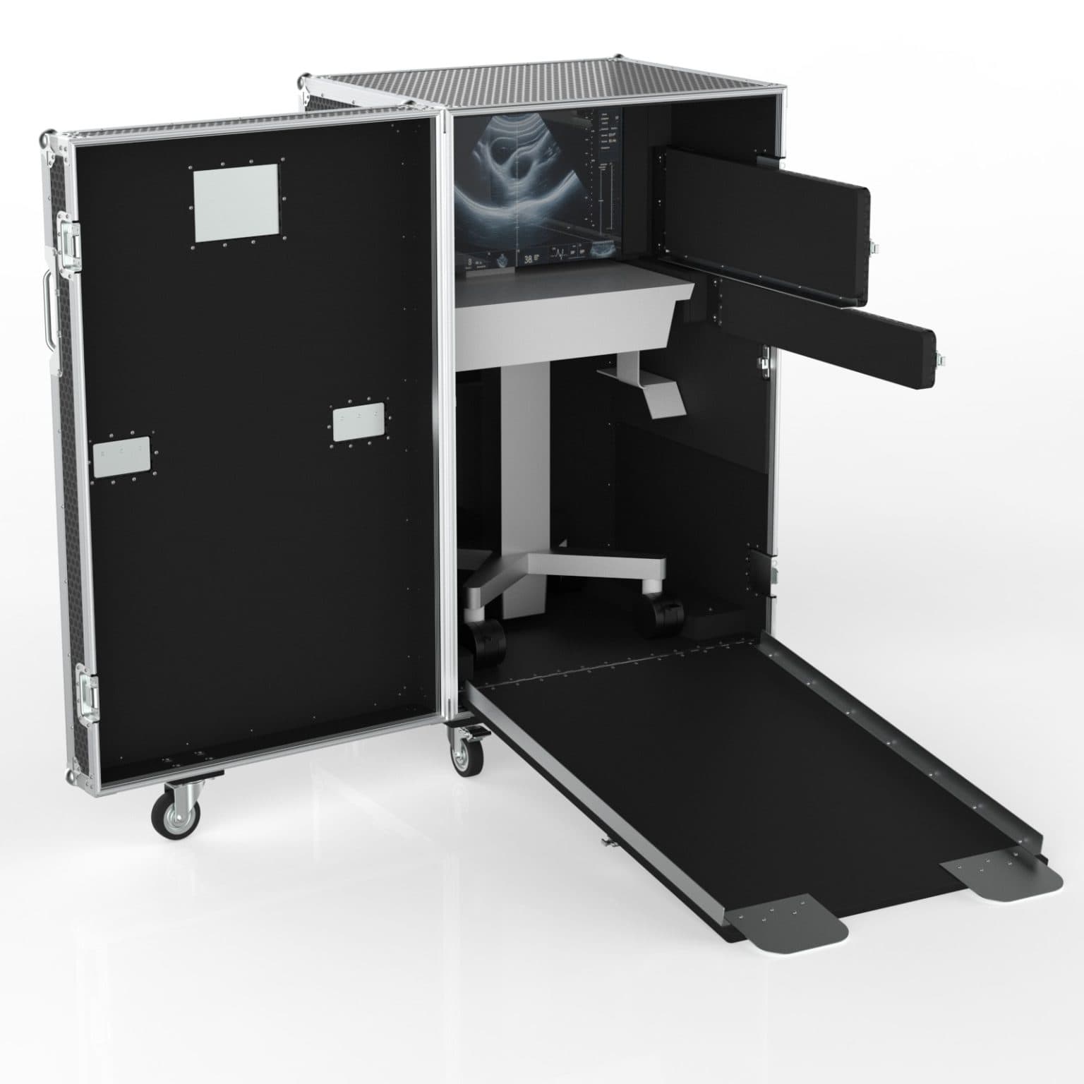 CABINET ROAD CASE WITH REMOVABLE SHELVING – Armor Road Cases
