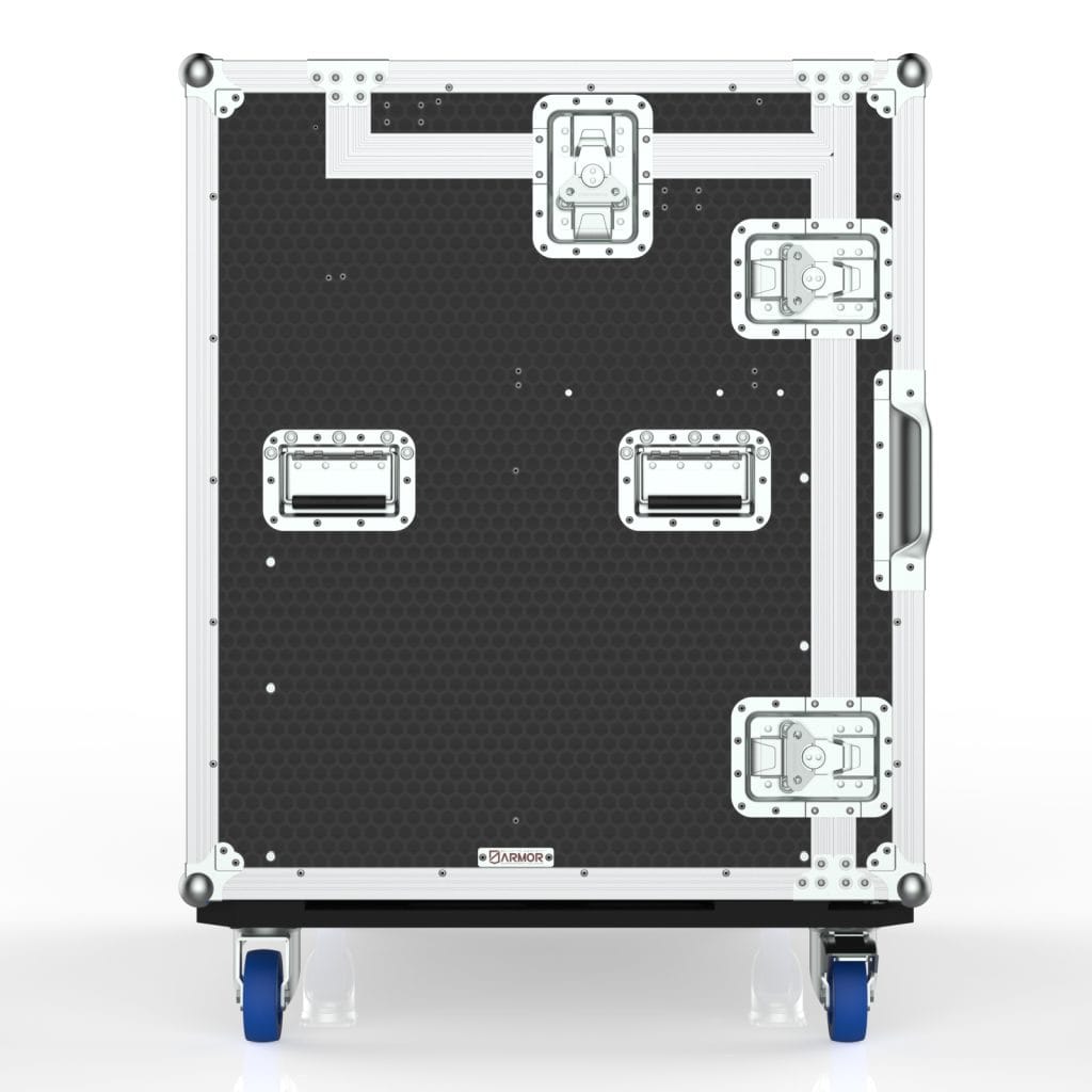 WORKSTATION CASE FP2-S, WITH VESA MOUNT FOR 2 MONITORS, 2 STANDARD RACK ...