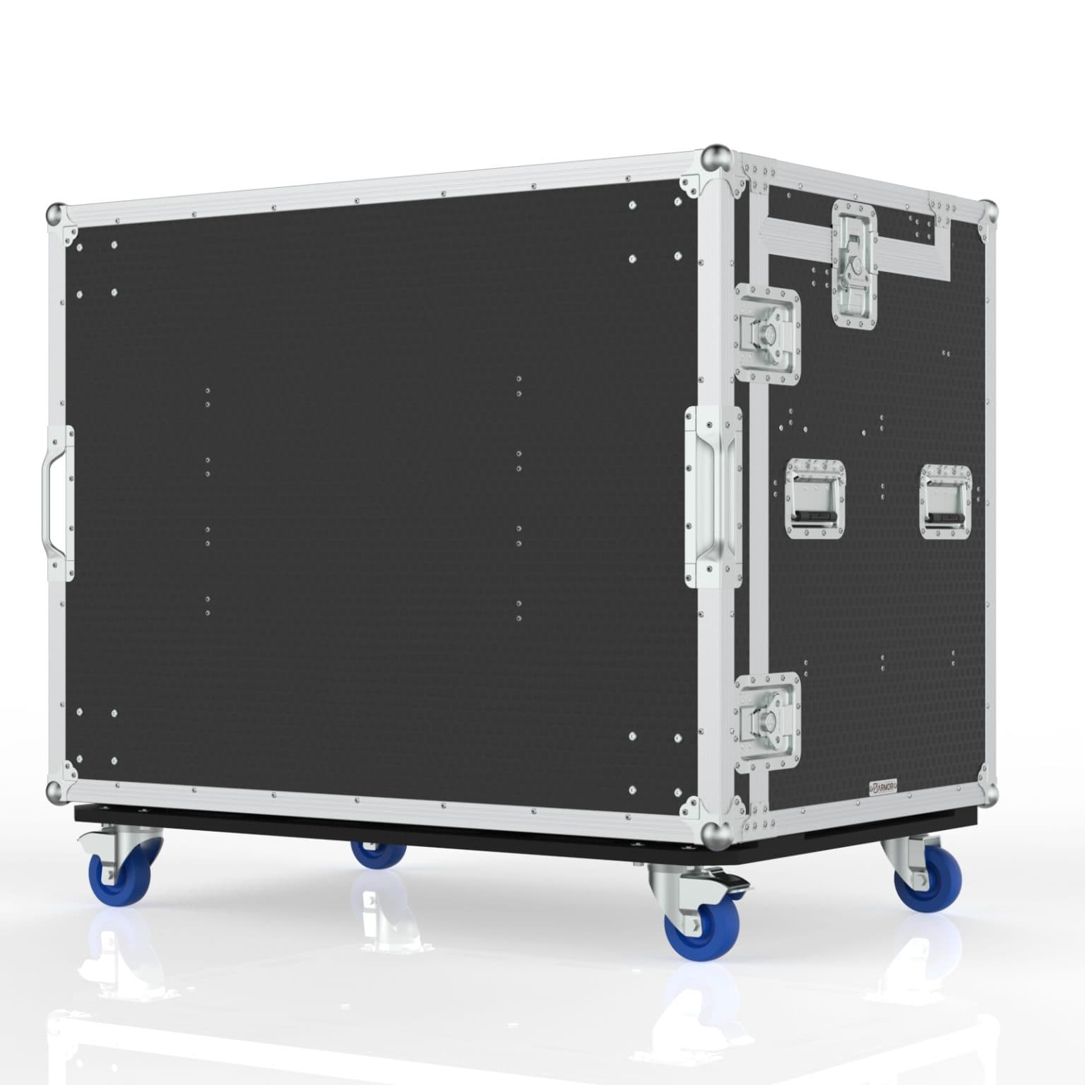 WORKSTATION CASE FP2-S, WITH VESA MOUNT FOR 2 MONITORS, 2 STANDARD RACK ...
