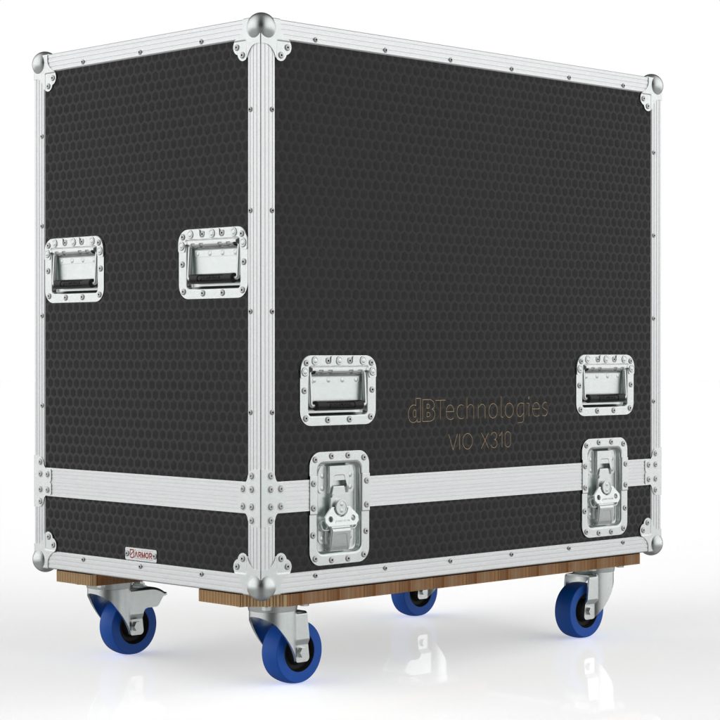 ROAD CASE FOR DUAL D&B X310 SPEAKERS WITH CENTER STORAGE FOR 2X ...