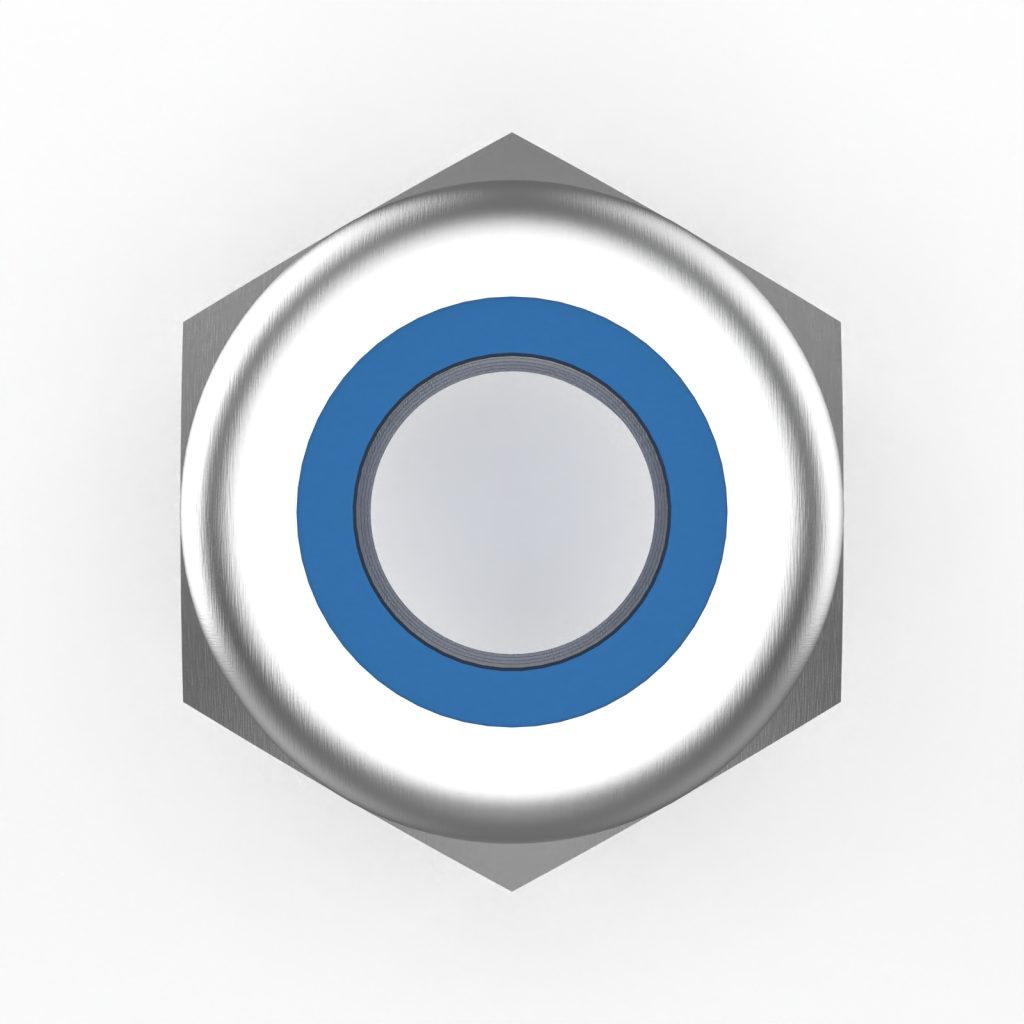 M6 Lock Nut For Bolts And Screws - Stainless Steel Material