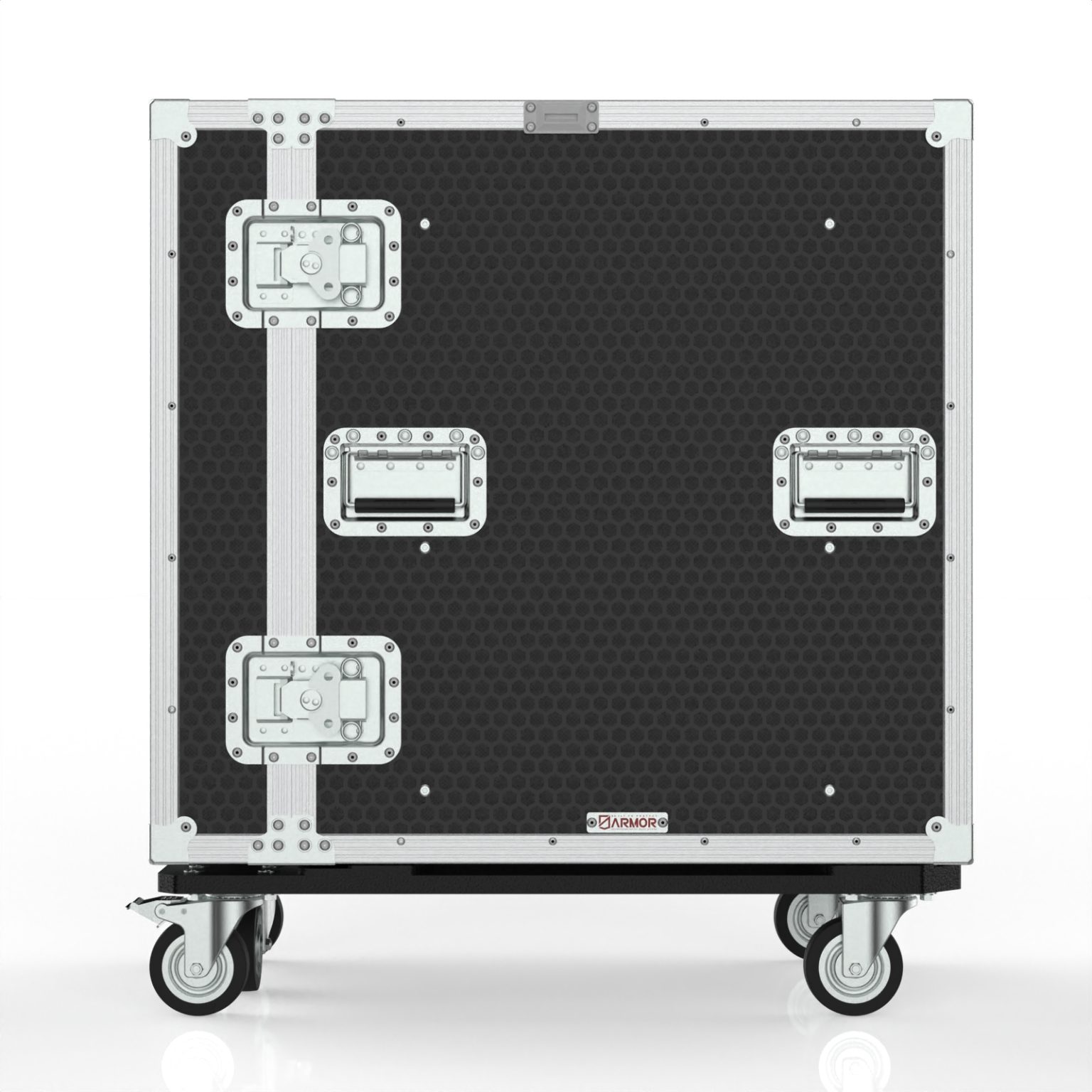 16RU Drawer Case with Front Lid & Mixed RU Storage Drawers