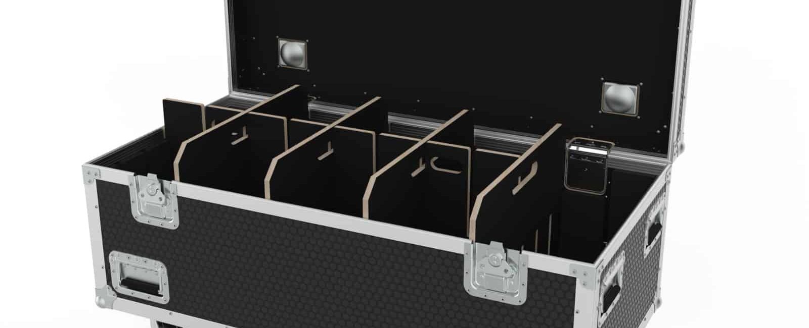 CP1200S-PAR Showpro Quad-18 LED PAR Light Road Case – Armor Road Cases